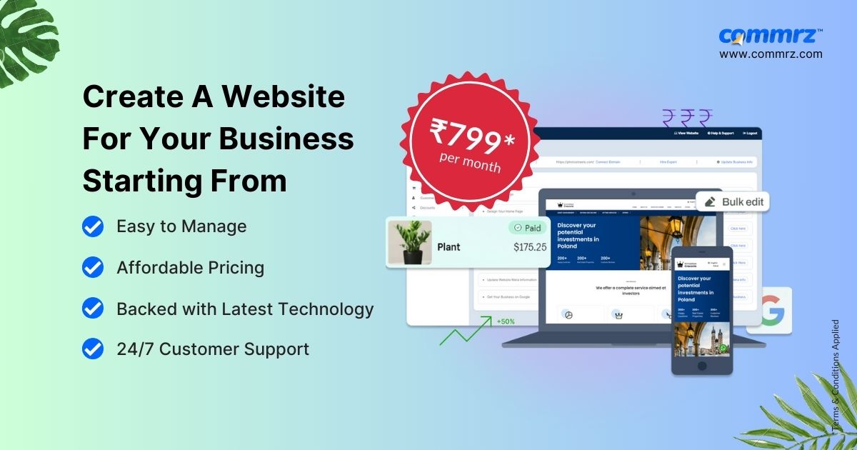 Create Free Website | commrz™